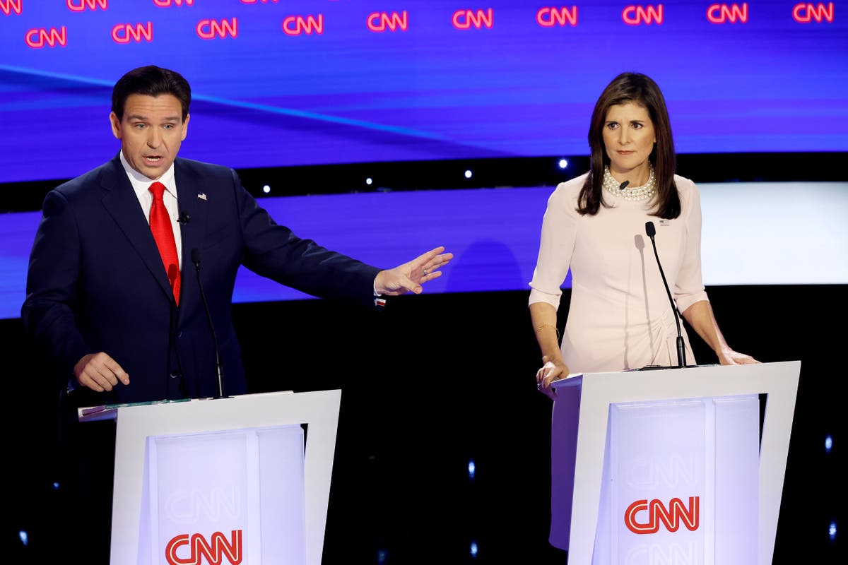 Haley slams ‘desperate’ DeSantis in fiery GOP debate before Iowa caucuses | The Independent